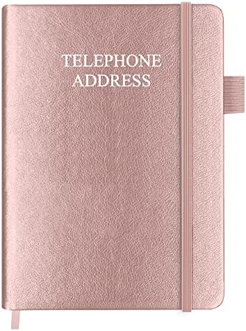 Telephone and Address Book with Tabs - 13 x 18cm Address Book Hardcover ...