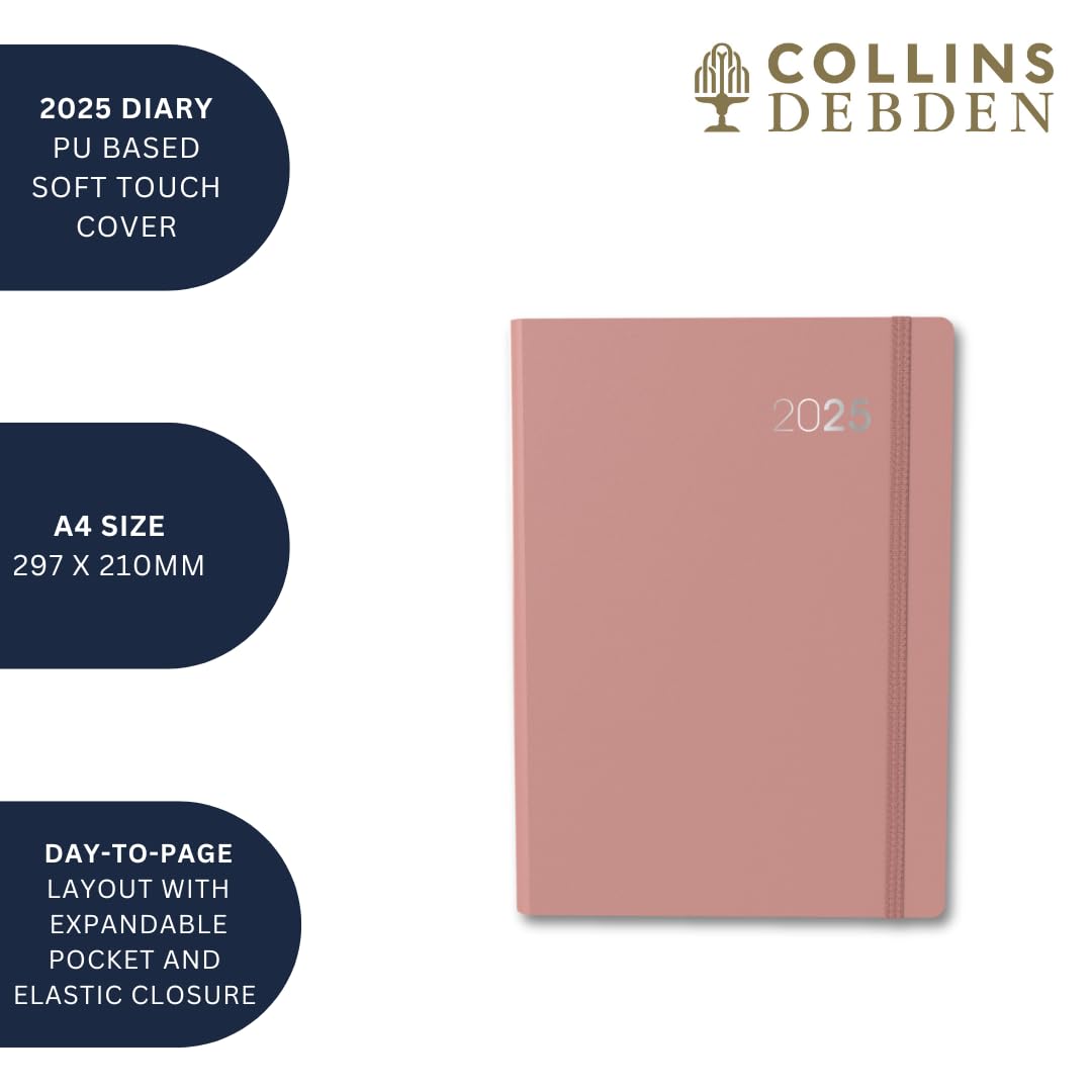 Collins Legacy 2025 Planner – A4 Day To Page Diary (with Appointments ...