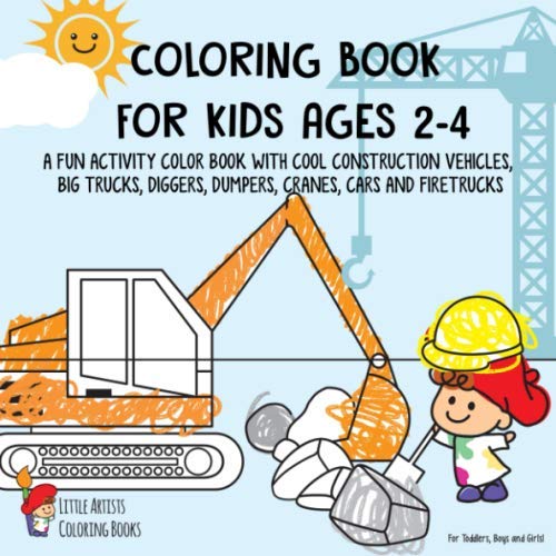 Amazon.com: Coloring Book for Kids Ages 2-4: A Fun Activity Color Book ...