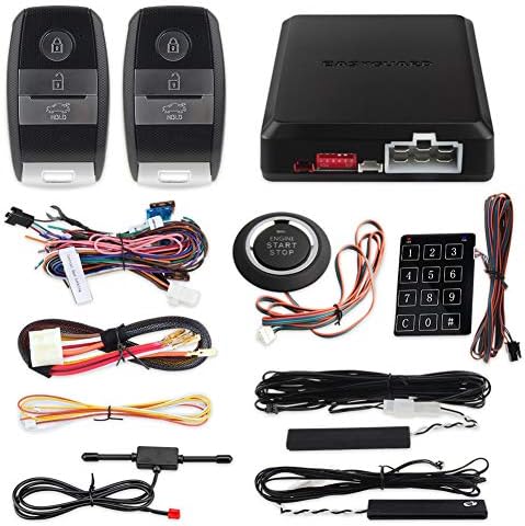 Amazon.com: EASYGUARD ES002-P5 Push Start Button kit & keyless go Compatible with Factory or ...