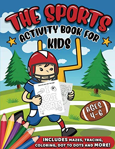 The Sports Activity Book for Kids: A Creative Sports Workbook with Word ...