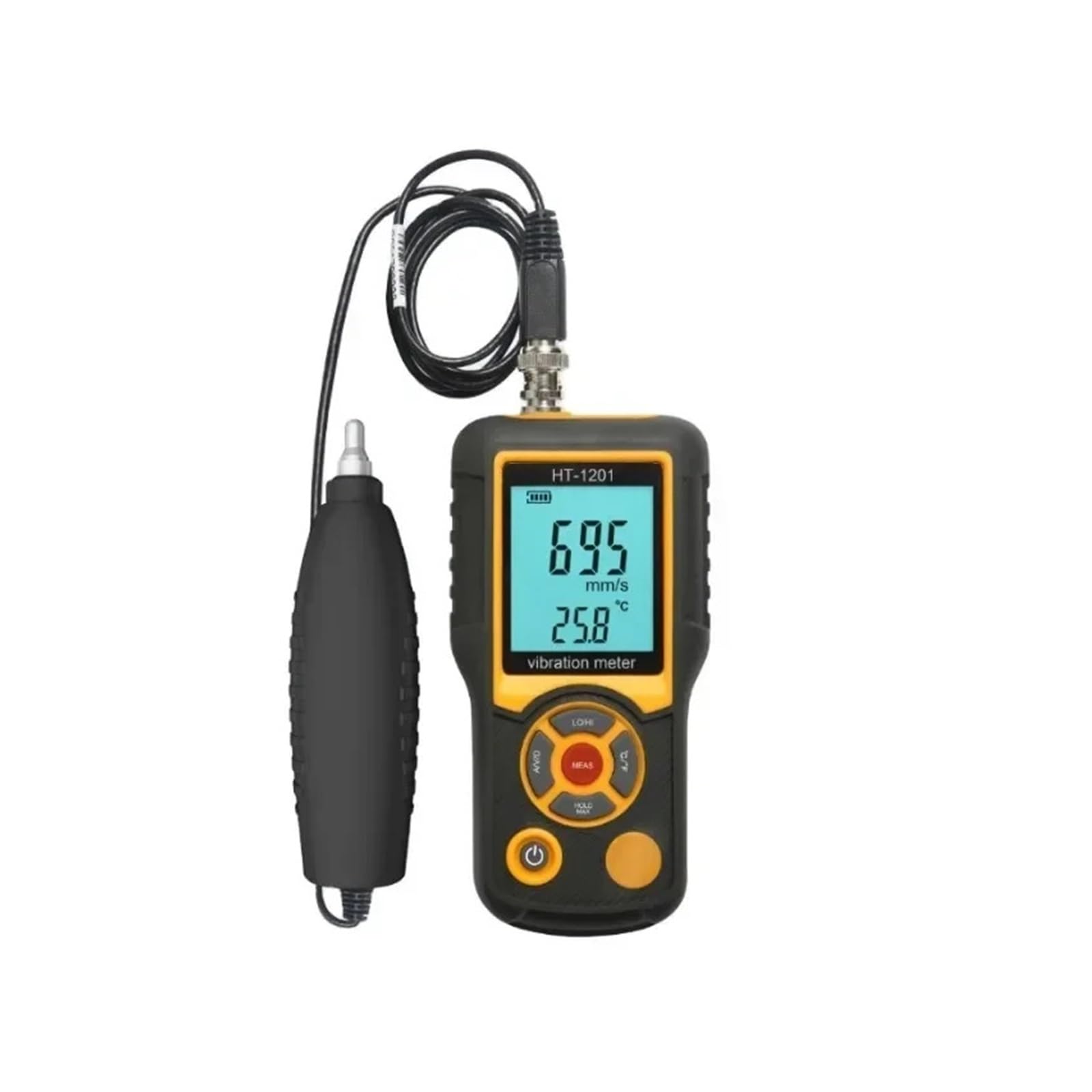 Digital Vibration Meter Vibration Sensor Meter Ht 1201 Portable ...