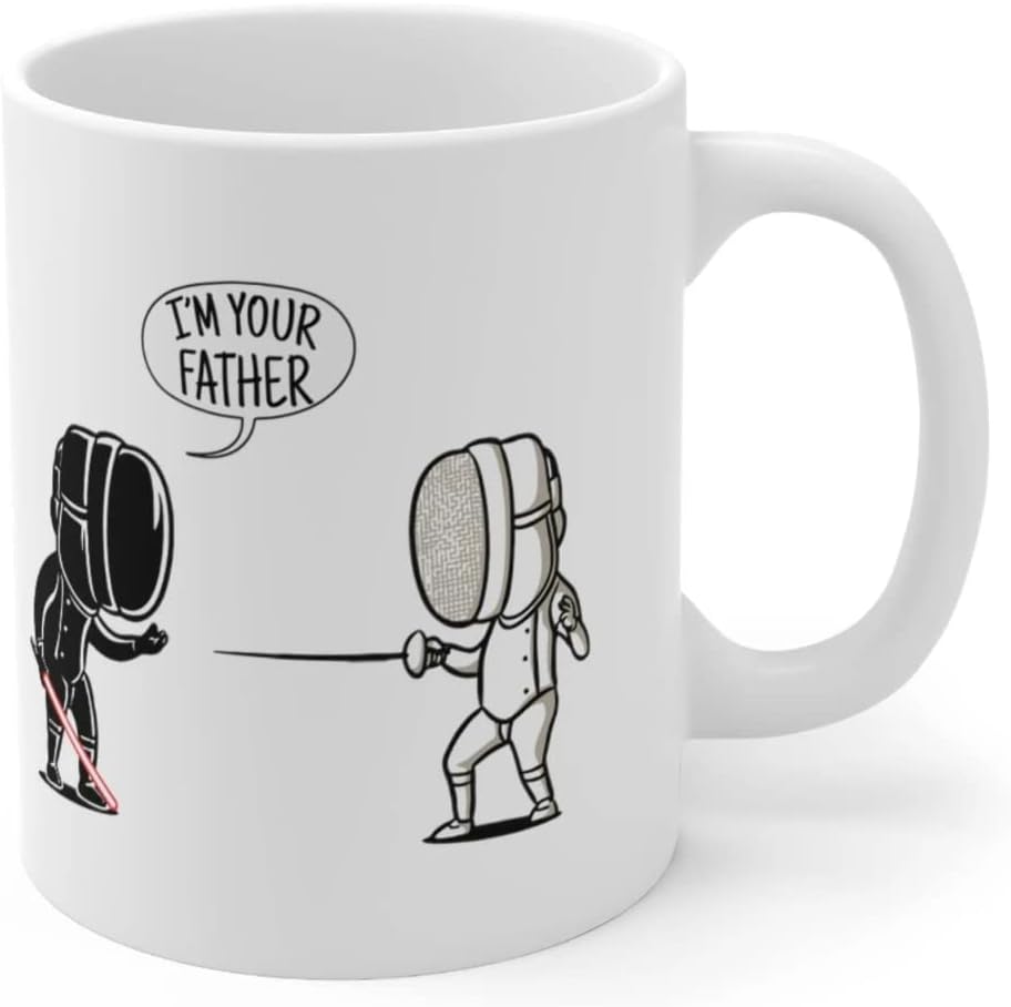 Amazon.com: Fencing Mug Fencing Coffee Cup Funny Epee Fencing Mugs Gift ...