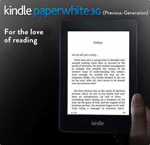 Kindle Paperwhite 3G (Previous Generation) : Amazon.in: Amazon Devices ...