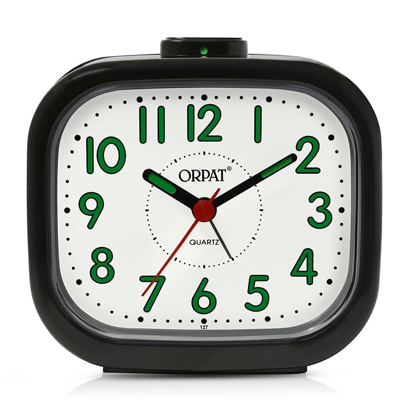 Buy Orpat TBB - 127 Alarm Clock Time Piece with Vintage Look in Black ...