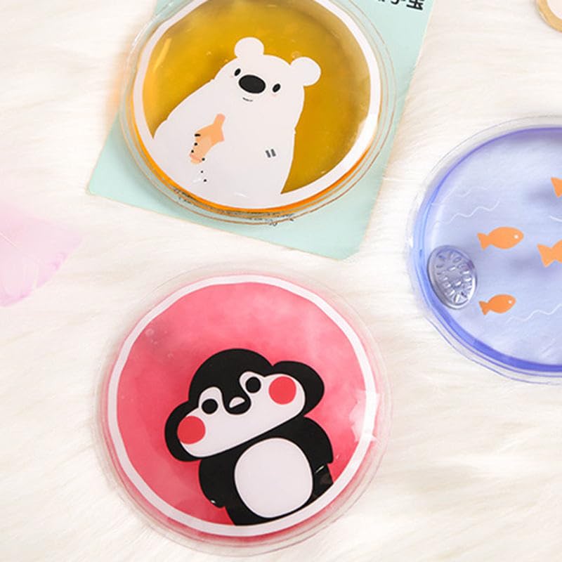 Buy 2pcs Hand Warmer Cute Self Heating Gel Warmer Ice and Heat Pad ...