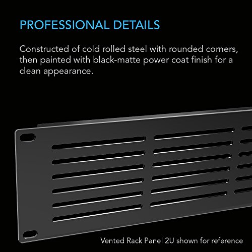 AC Infinity Rack Panel Accessory Blank 2U Space for 19″ Rackmount ...