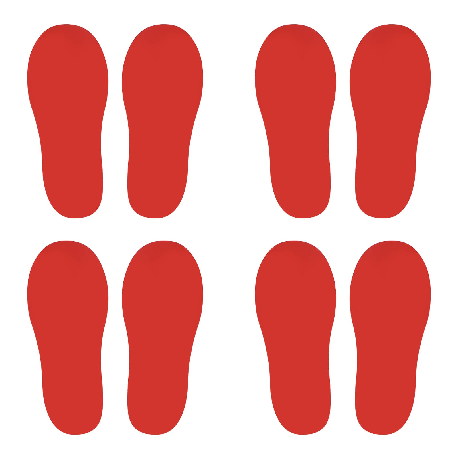 Red Shoe Footprints