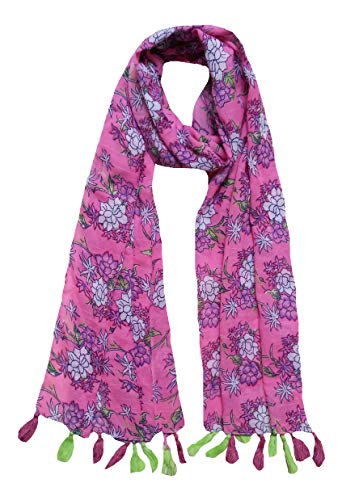 Buy FusFus Women's Cotton Stoles(F064, Multicolour, Free Size) - Set of ...