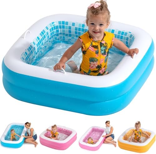 Amazon.com: JOYIN Inflatable Shade Kiddie Pool,Whale Baby Pool Tent ...