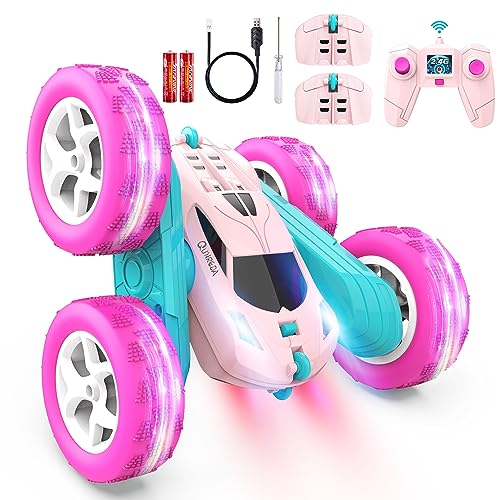 Snapklik.com : QUNREDA RC Cars, Pink Remote Control Car For Girls, 2.4 ...