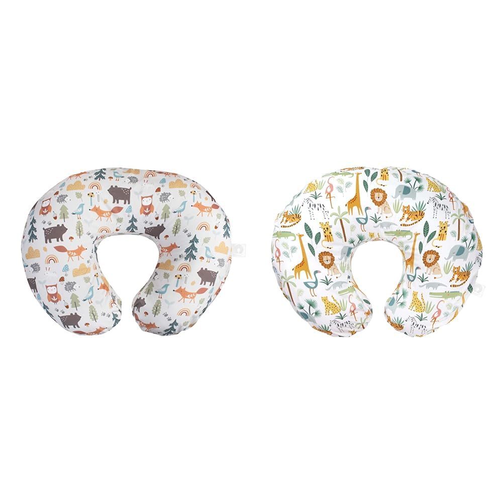 Amazon.com : Boppy Nursing Pillow Covers, Spice Woodland and Colorful ...