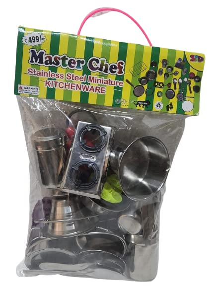 Buy Khatri Toys 1212 Kitchen Set. Steel Kitchen Set Toys for Kids ...