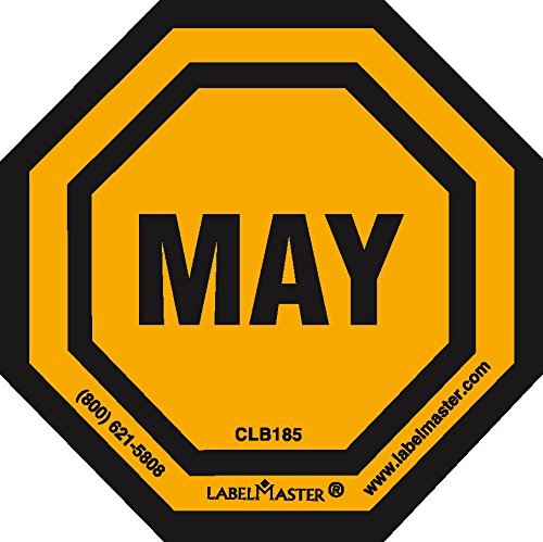 Amazon.com: Labelmaster CLB185 May Labels, 3" x 3" (Pack of 500 ...