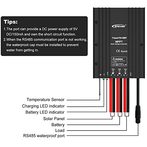 Snapklik.com : Remote Temperature Sensor For EPever Tracer Viewstar VS Landstar LS Series Solar ...