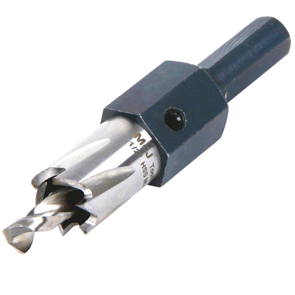McJ Tools 1 2 Inch HSS M2 Drill Bit Hole Saw Set Metal Stainless Steel
