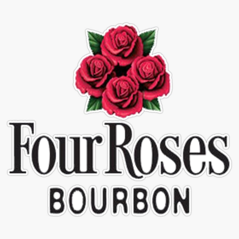 Amazon.com: Four Roses Bourbon Whiskey Whisky Bumper Sticker Vinyl ...