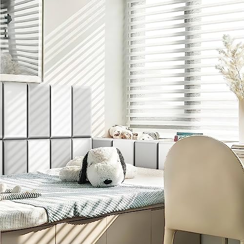Amazon.com: PINJIE Wall Padding for Kids, Peel and Stick Headboard ...