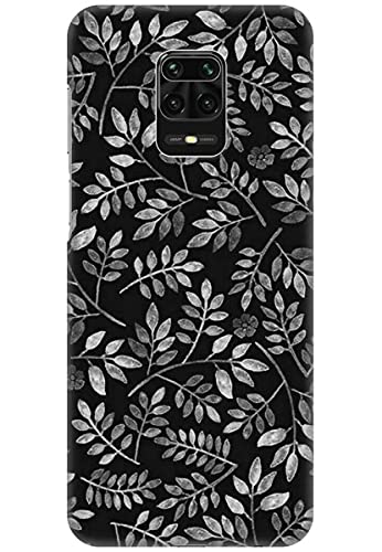 Charcoal Floral Printed Back Cover Phone Case for Xiaomi Poco M2 Pro ...