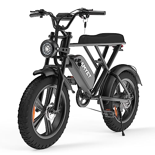 AMYET G60 Electric Bike for Adults, 20″ Fat Tire Electric Bike, 1000W ...