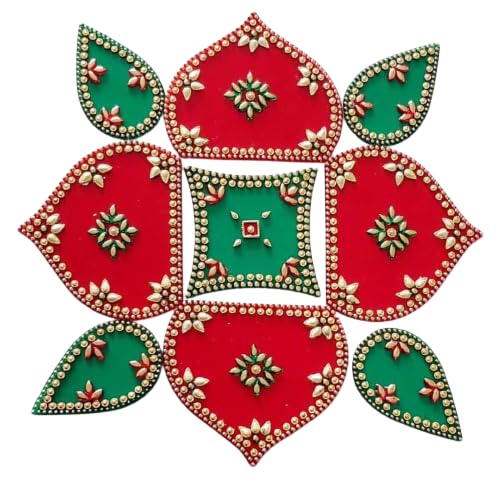 Buy BDS Creations Acrylic Rangoli Big Peacock Designer Rangoli Rangoli ...