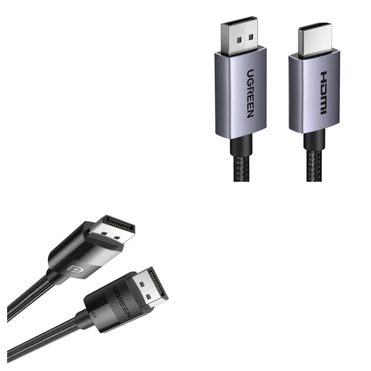 Amazon.com: UGREEN VESA Certified 8K DisplayPort Cable 6.6FT, DP 1.4 ...