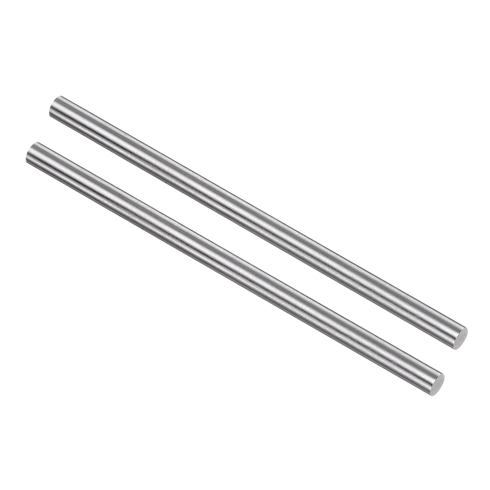 Snapklik.com : Uxcell 2pcs Round Steel Metal Rods, 5.2mm X 100mm High ...
