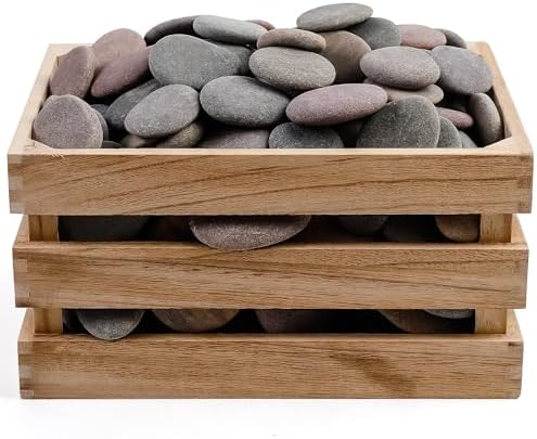 Amazon.com: ROCART 100 PCS Large 2.05-3.25" Smooth Natural River Rocks ...