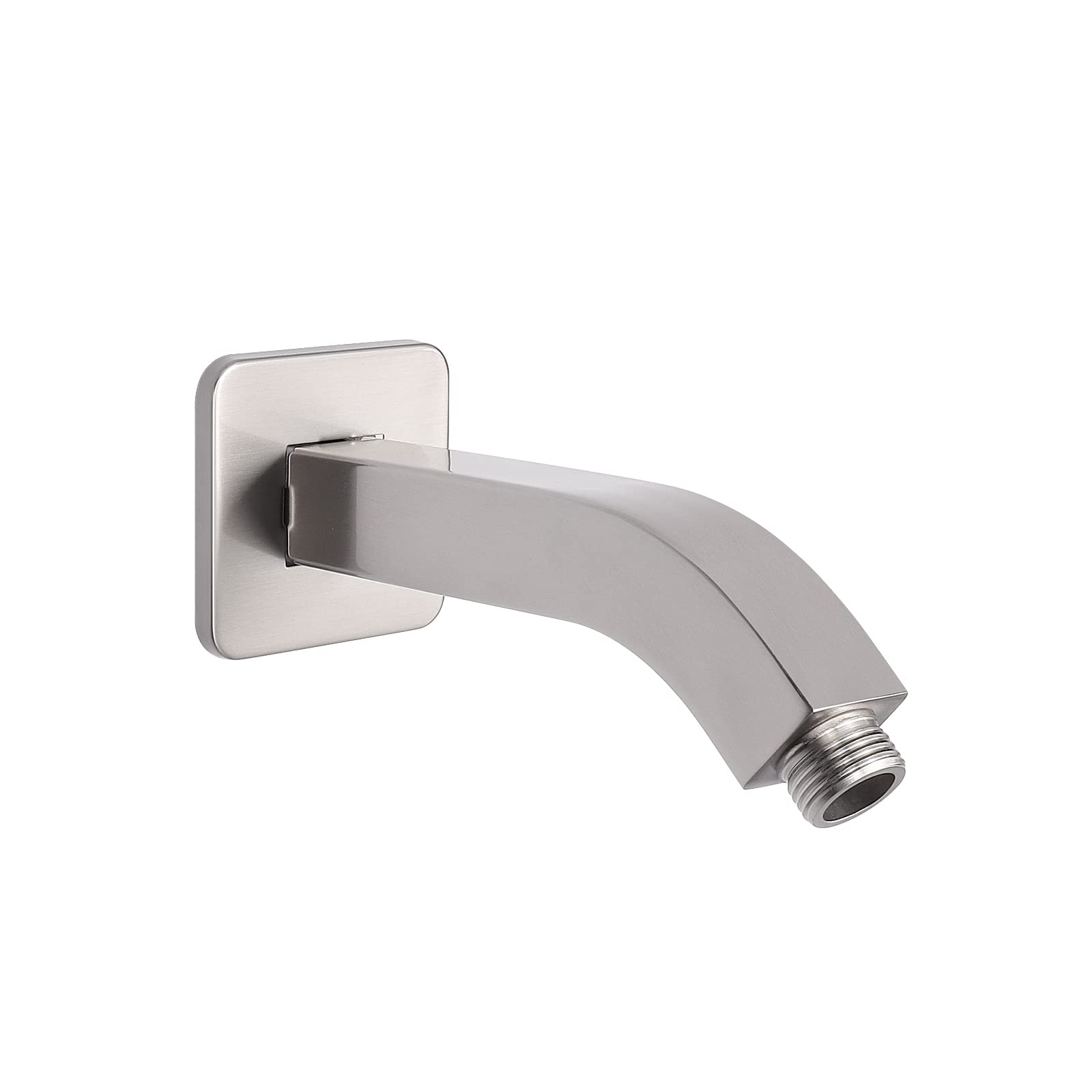 HarJue Shower Arm with Flange and Teflon Tape, Wall Mounted Square ...