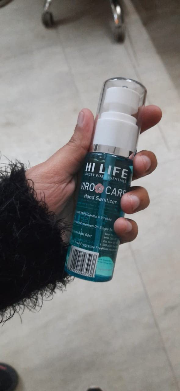 Hi Life VIRO CARE - 100% Alcohol Free Hand Sanitizer Water Based ...