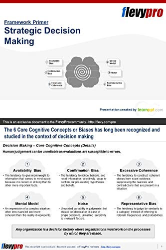 Amazon.com: Strategic Decision Making: Business Presentation (FlevyPro ...