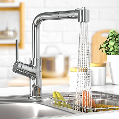 High Pressure Kitchen Tap Extendable (Chrome) – BigaMart