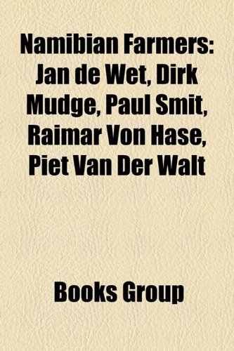 Namibian Farmers: Jan De Wet, Dirk Mudge : Group, Books: Amazon.it: Libri