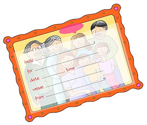 PartyStuff Cards - Family Invitation Card 2 : Amazon.in