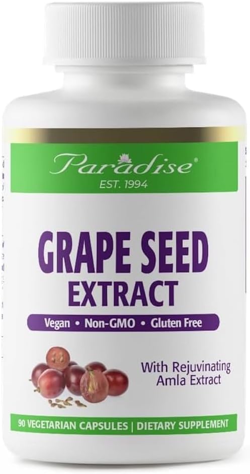 Amazon.com: Paradise Herbs Grape Seed Extract, Active Whole Spectrum ...