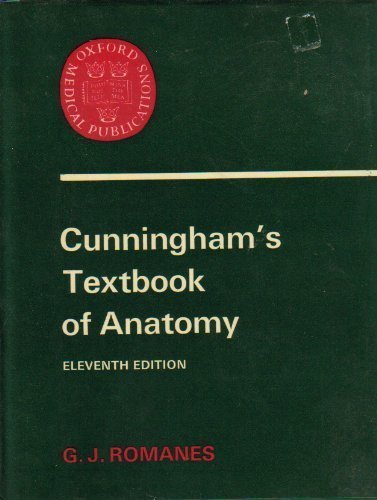 Cunningham's Textbook of Anatomy: daniel-john-cunningham: 9780192631237 ...