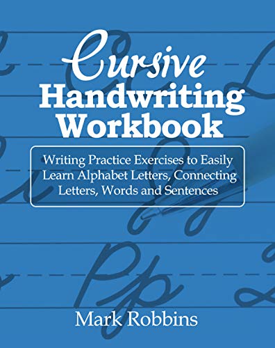 Cursive Handwriting Workbook Writing Practice Exercises To Easily Learn ...