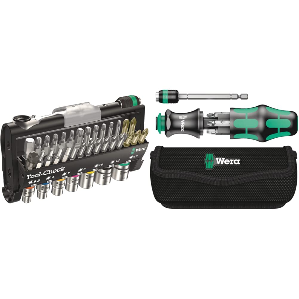 Milwaukee Light Wera 05073645001 Kraftform Kompakt Zyklop Mini 1 Bits ...