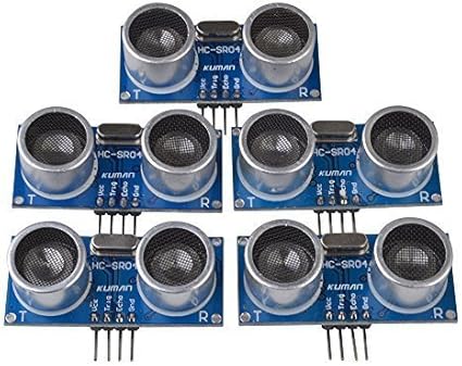 Amazon.com: kuman 5pcs Hc-sr04 Ultrasonic Distance Measuring Sensor ...