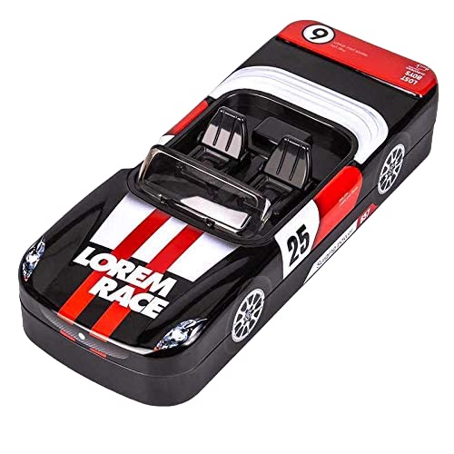 Racing Car Metal Compox Box with Movable Tyres for Kids Multicolor ...