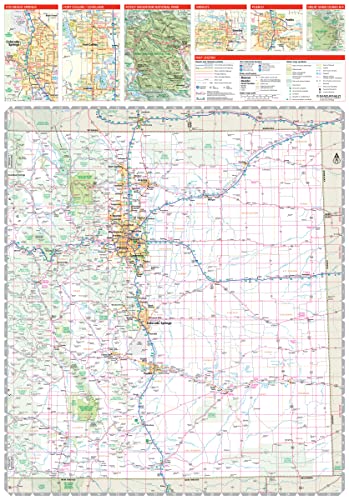 Snapklik.com : Rand McNally Easy To Read Folded Map: Colorado State Map