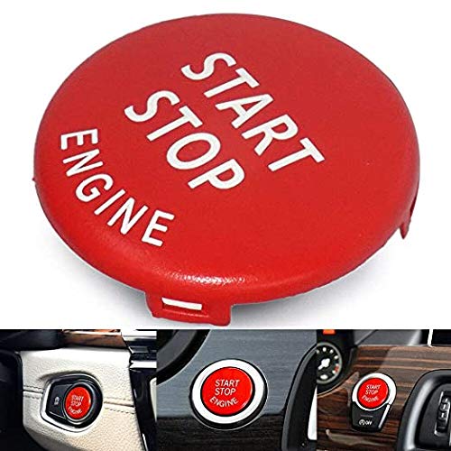 Red Engine Start Stop Switch Button Cover Replacement for BMW E60 E70 ...