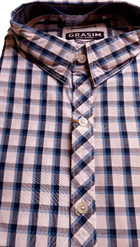 Grasim Men's Casual Shirt (JK-04_Multi_44) : Amazon.in: Clothing ...