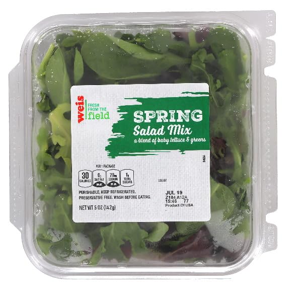 Amazon.com: Weis Quality, Salad Spring Mix, 5 Ounce : Grocery & Gourmet ...
