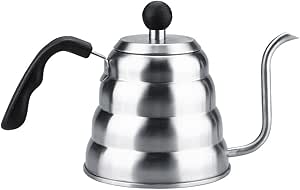 Amazon.com | iFCOW Pour Over Coffee Kettle, 1.2L 304 Stainless Steel Pour Over Coffee Gooseneck ...