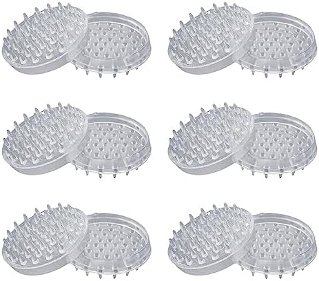 Pastlla 12 Pcs Plastic Caster Cups Furniture Carpet Protectors Carpet ...