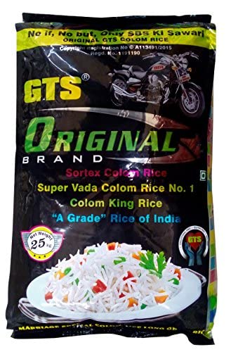 Buy GTS Original Bullet Colom Rice, 25kg Online at desertcartINDIA