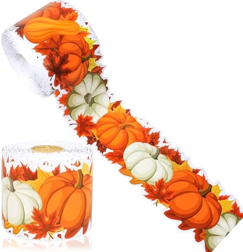 Amazon.com: 60 Pcs 60 ft Fall Bulletin Board Border Thanksgiving ...