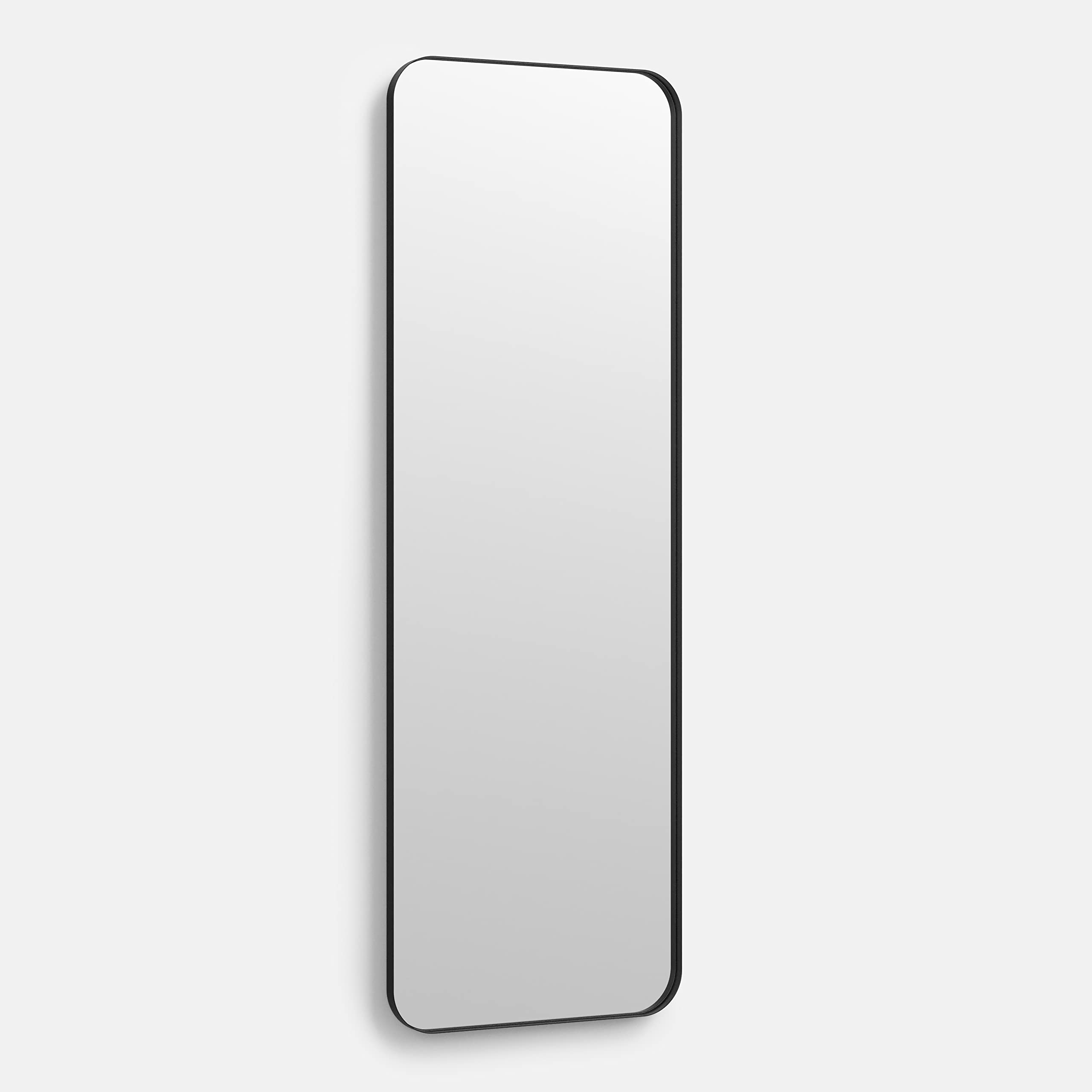 Amazon.com: Better Bevel 22" x 66" Rounded Corner Rectangle Mirror ...