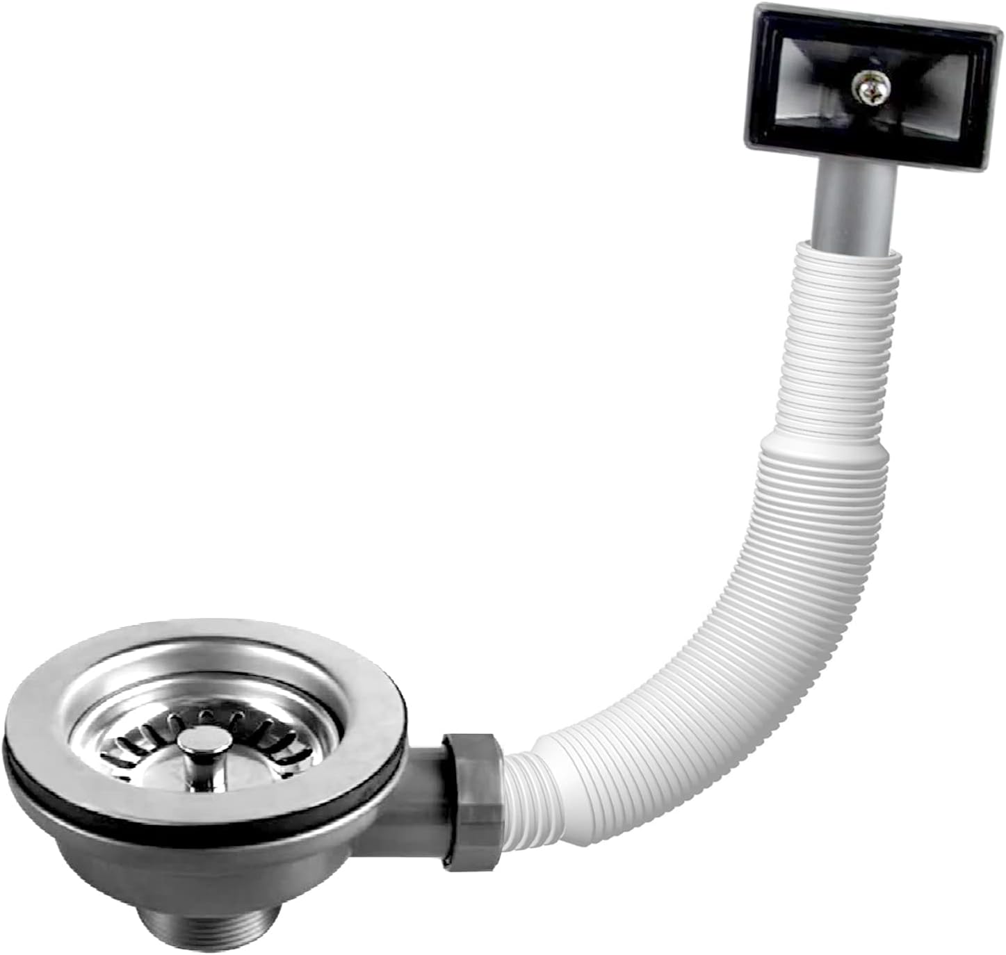 Hinata Kitchen Sink Waste Kit With Overflow Pipes - Wash Basin Overflow Head and Pipe ...